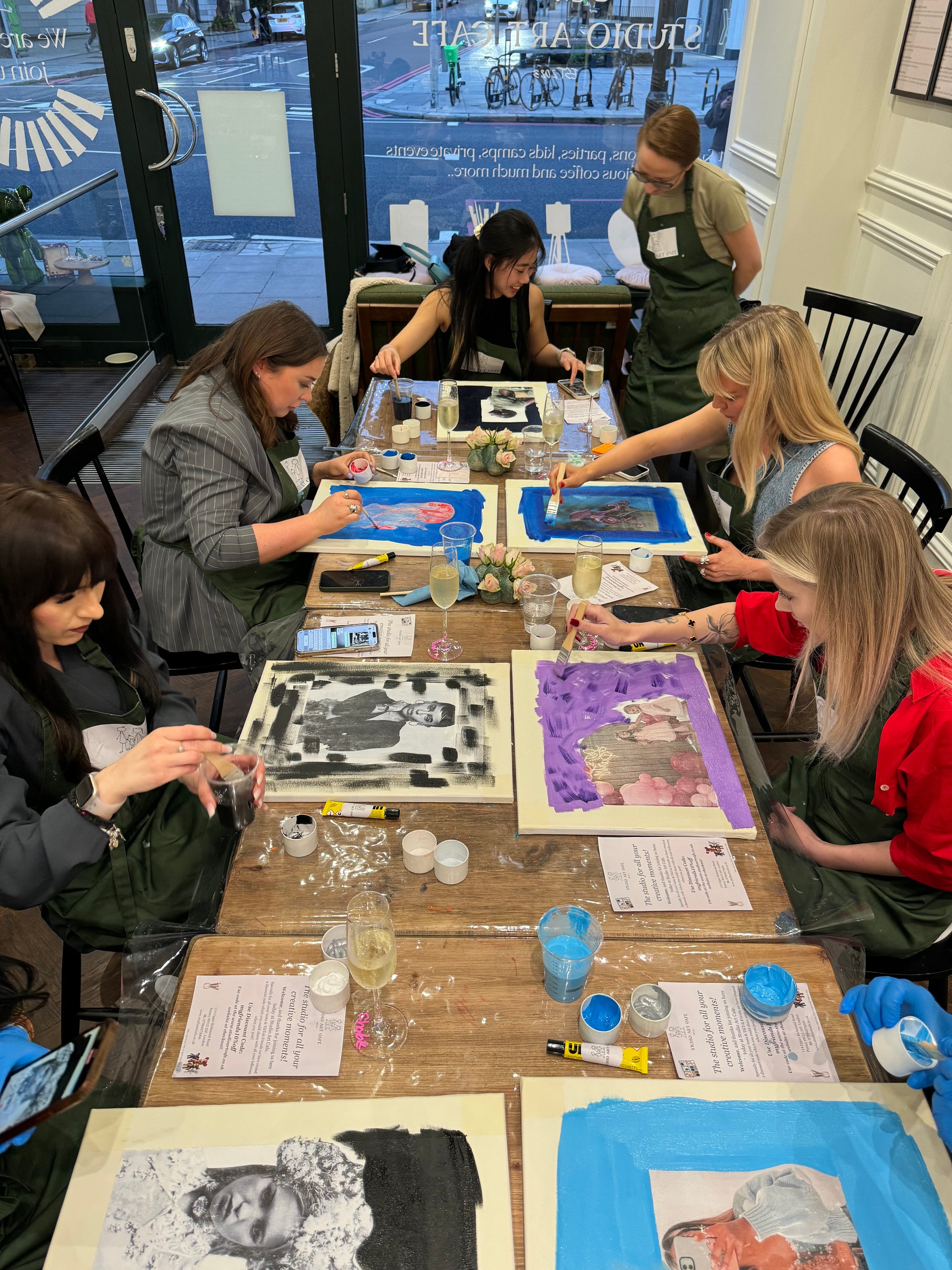 Sip, Paint & Create workshop – Studio Art Cafe