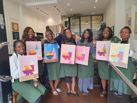 Sip, Paint & Create workshop – Studio Art Cafe